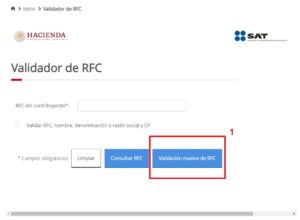 Validador SAT para RFC, nombre y código postal. – Timbrado Masivo CFDI
